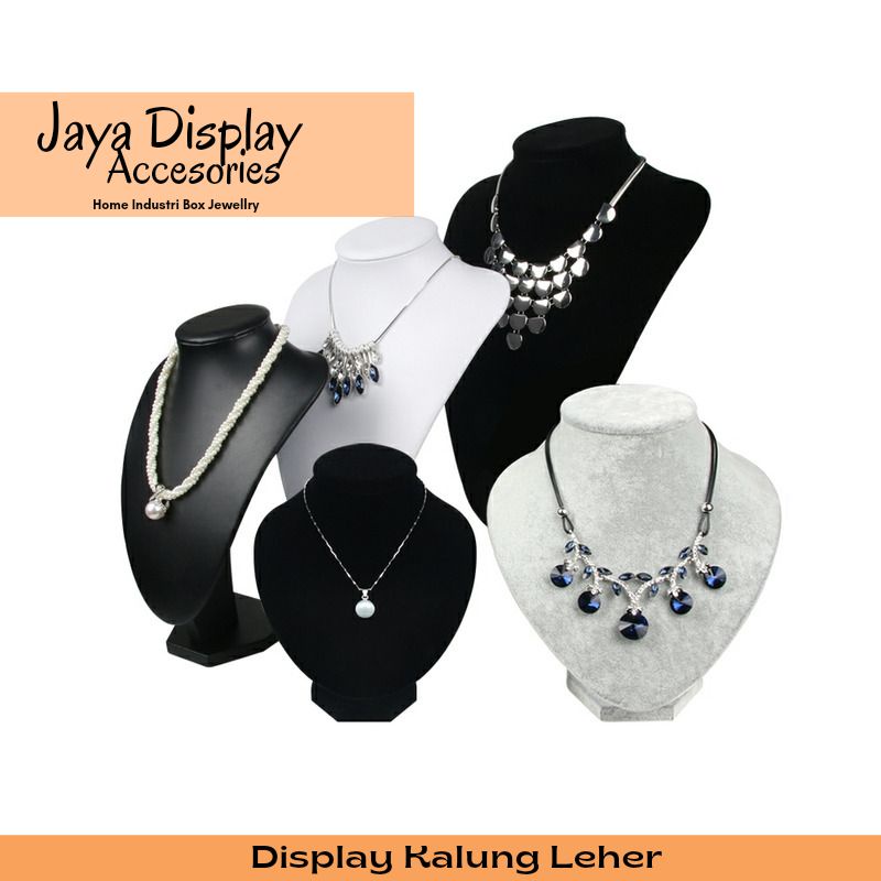 Jual Display Kalung Leher Patung Manekin Perhiasan Emas Perak | Shopee ...