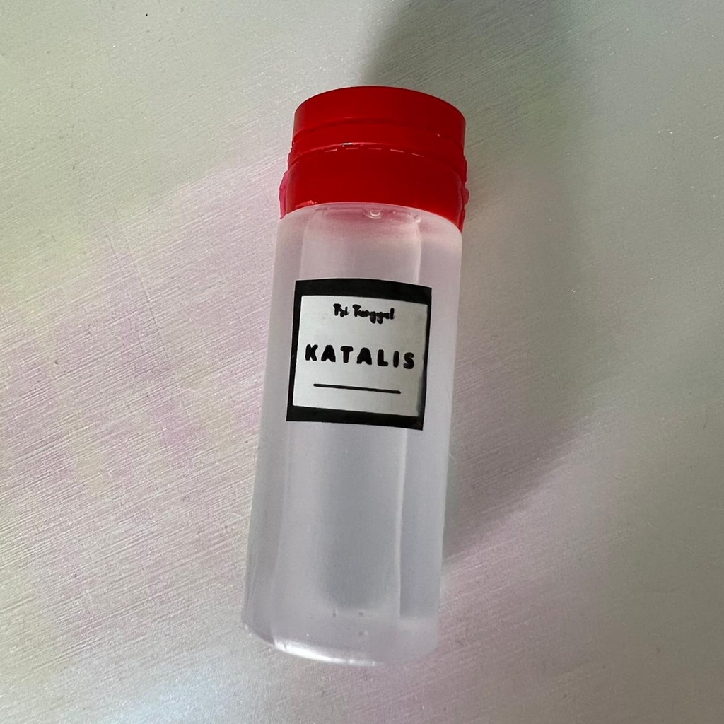 Jual Katalis Resin 20ml Bening Cair Liquid Pengeras Beku Cepat Keras ...
