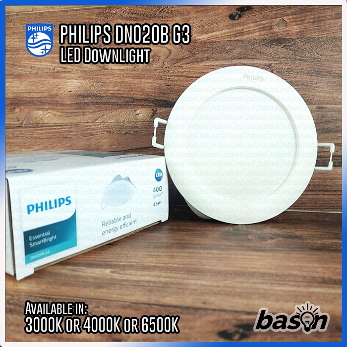 Jual PHILIPS DN020B 4.5W LED4 3.5 inch / 90mm - LED Downlight | Shopee ...