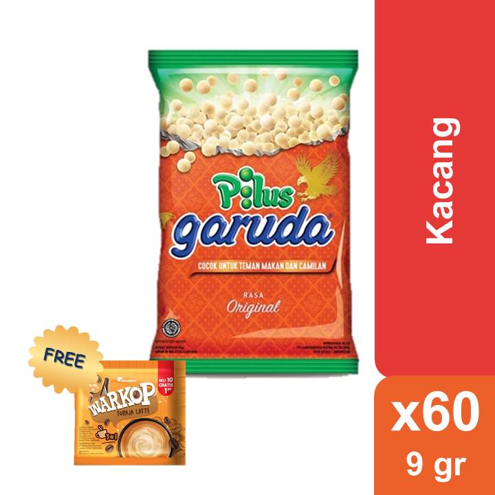 Jual Garuda Kacang Pilus Original 9gr x 20 x3 Pcs (Free Kopi Warkop ...