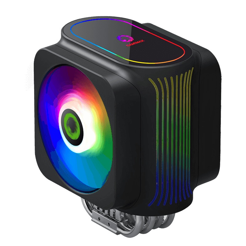 Jual GAMEMAX GAMMA 600 RAINBOW ARGB CPU COOLER + RGB Controller ...