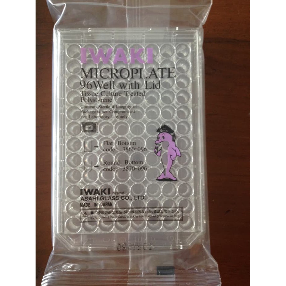 Jual Microplate 96 Well with Lid Flat Bottom IWAKI | Shopee Indonesia