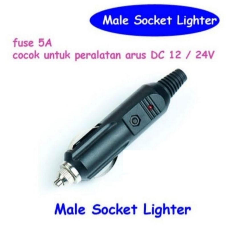 Jual GROSIR MALE SOCKET LIGHTER/COLOKAN MOBIL MALE | Shopee Indonesia