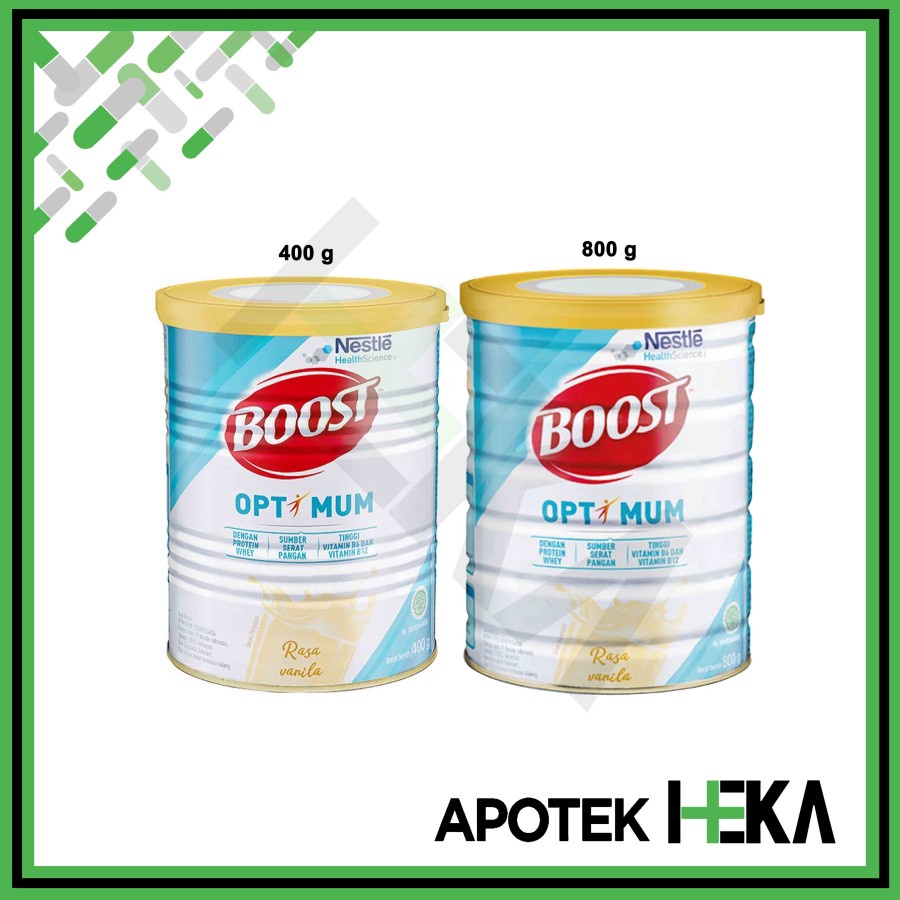 Jual Boost Optimum Kaleng 400 g / 800 g - Susu Bubuk Whey Protein ...