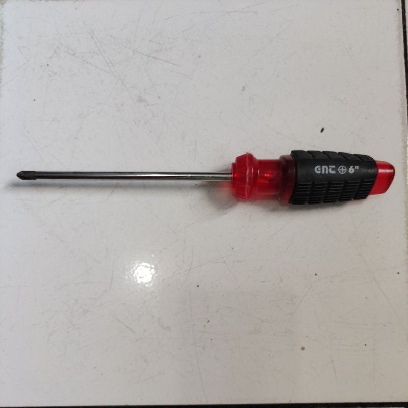 Jual obeng karet 6"(+) GNT / obeng 6"(+) gg karet GNT | Shopee Indonesia