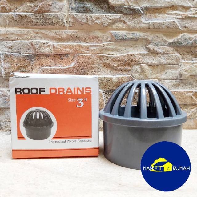 Jual Saringan Talang Roof Drain Drains PVC Plastik 3" - GMP | Shopee ...