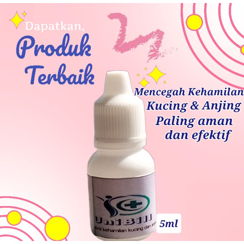 Jual UniBill Antilib kucing/KB hewan/Obat mandul kucing&anjing | Shopee ...