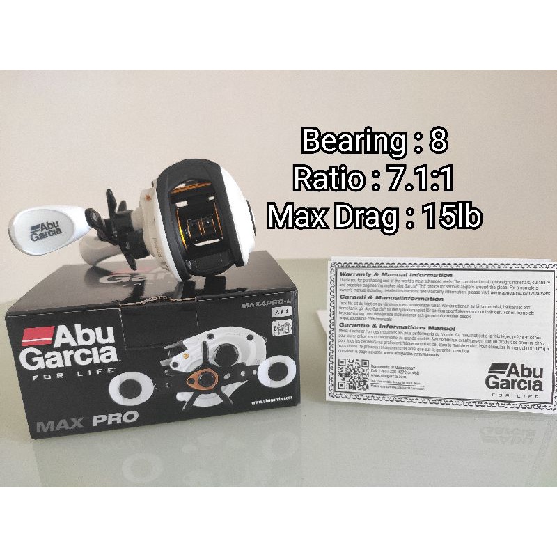 Jual Reel BC Abu Garcia Max Pro 4L | Shopee Indonesia