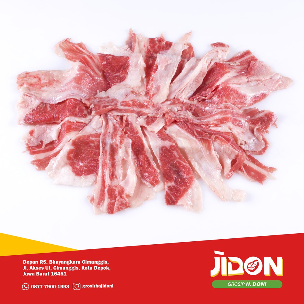 Jual Jual Daging Sapi US Beef Slice Short Plate | US Beef Slice 250gr ...