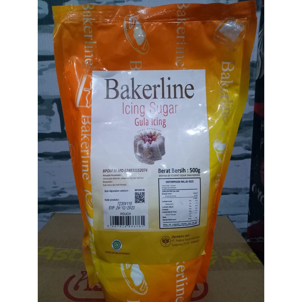 Jual Bakerline Icing Sugar / Gula icing 500gr | Shopee Indonesia