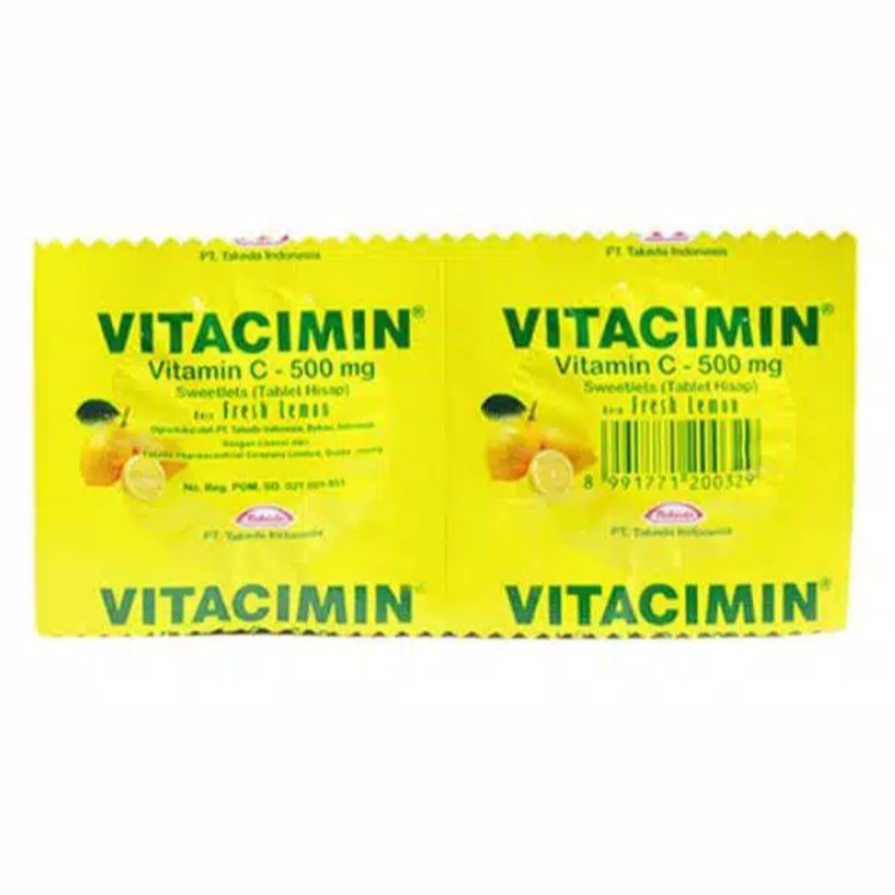Jual VITACIMIN C 500 MG (ECER/STRIP) | Shopee Indonesia