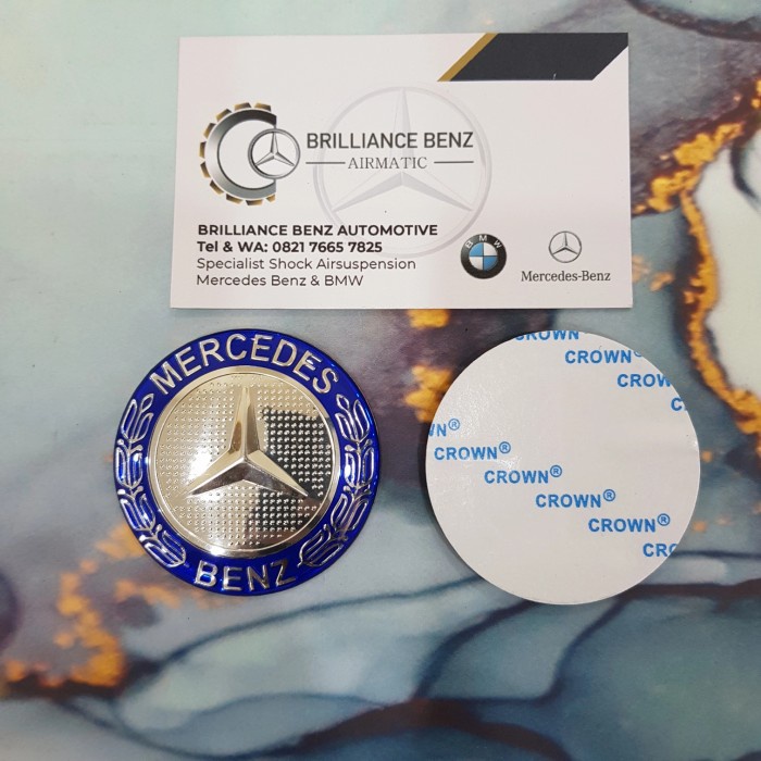 Jual Emblem Stir Logo Steer Mercedes Benz 52mm Steering Wheel Mercy ...