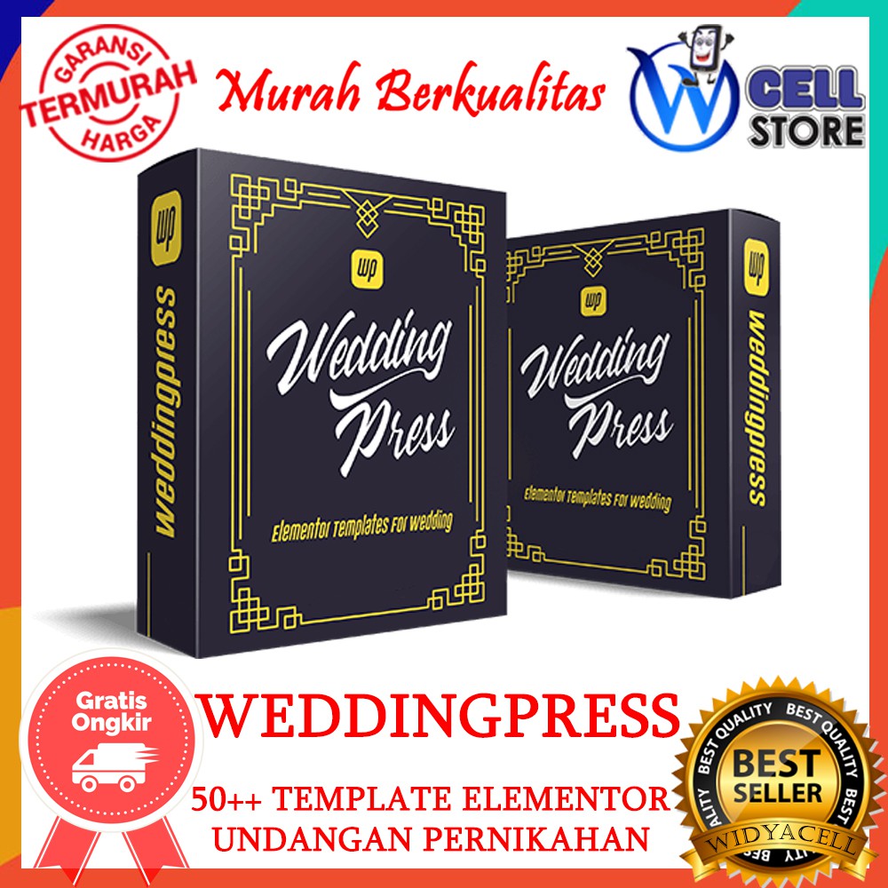 Jual WeddingPress Template Wordpress WP Elementor Undangan Pernikahan Digital Online Terbaru ...