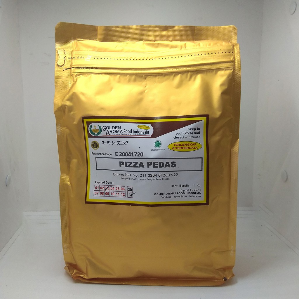 Jual BUMBU TABUR 1 KG RASA PIZZA PEDAS COCOK UNTUK ANEKA SNACK, SHIHLIN ...