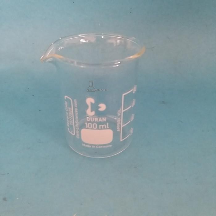 Jual BEAKER GLASS 100ML DURAN GELAS PIALA KIMIA 100 ML LB | Shopee ...