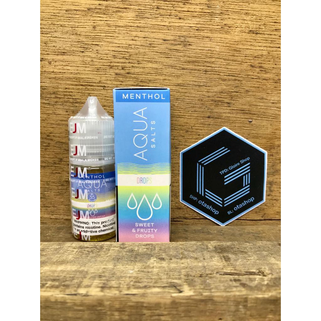 Jual Salt Nic - Ejm Aqua Drops Ice Menthol 30ml 35mg liquid pod pods ...