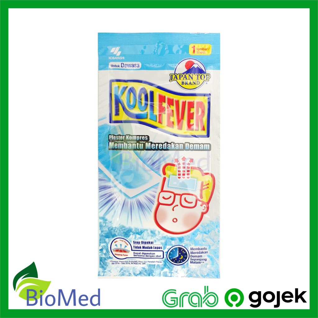 Jual KOOLFEVER Dewasa - Kool Fever Kompres Demam Panas Pusing Sakit ...