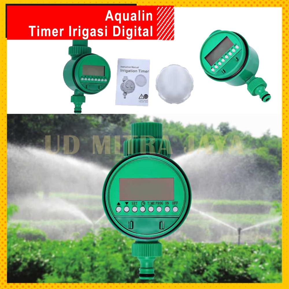 Jual MJ| LCD Digital Timer Irigasi Alat Penyiram Tanaman Otomatis | Shopee Indonesia