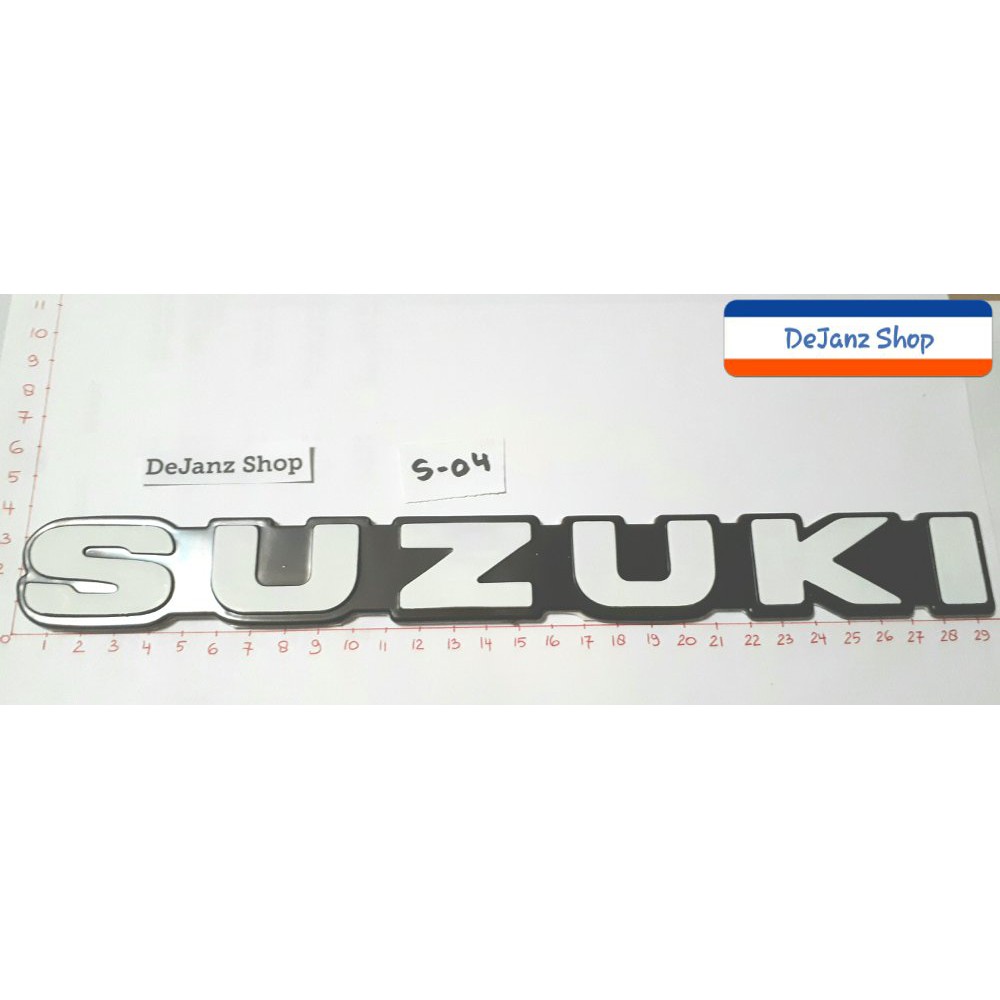 Jual Promo Emblem Tulisan Sticker Tempelan Logo SUZUKI Carry Universal Putih | Shopee Indonesia