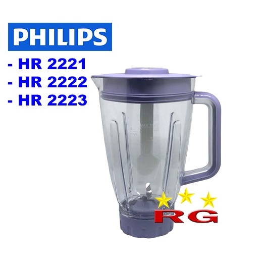Jual GELAS SET BLENDER JUS MODEL PHILIPS HR 2221 2222 2223 | Shopee Indonesia