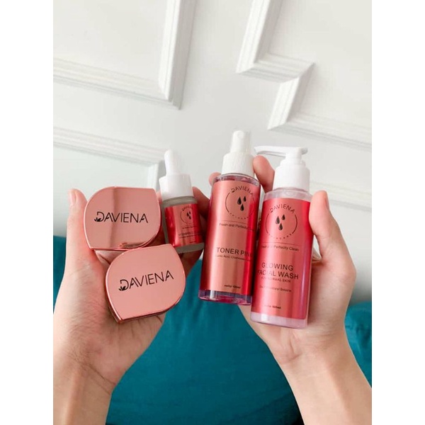 Jual DAVIENA GLOWING SERIES ( DAVIENA SKINCARE ) | Shopee Indonesia