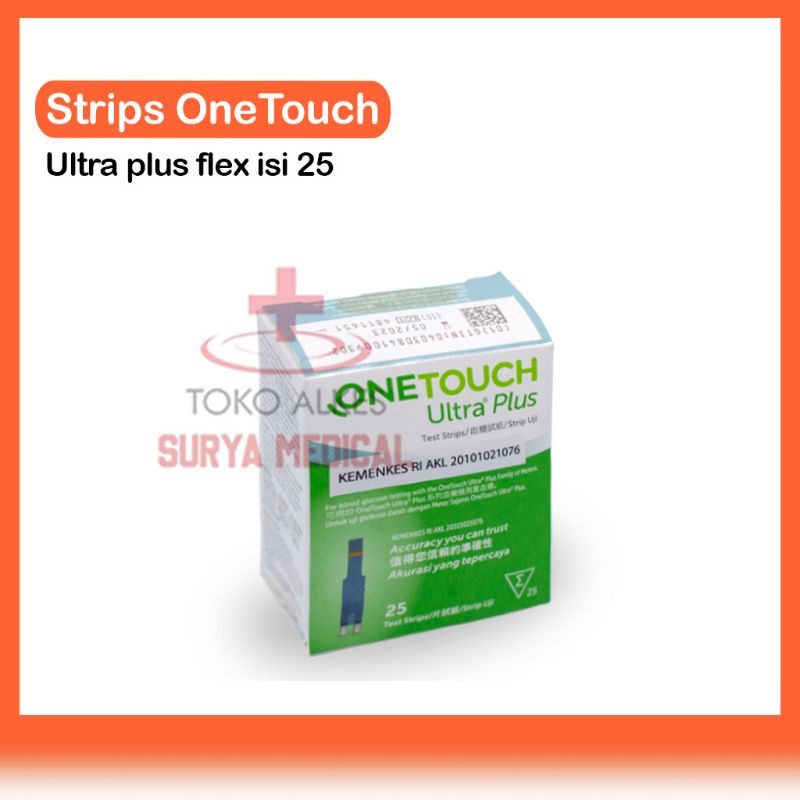 Jual Strip One Touch Ultra Plus isi 50 | Strip Cek Gula Darah isi 50 OneTouch Ultra | Shopee ...