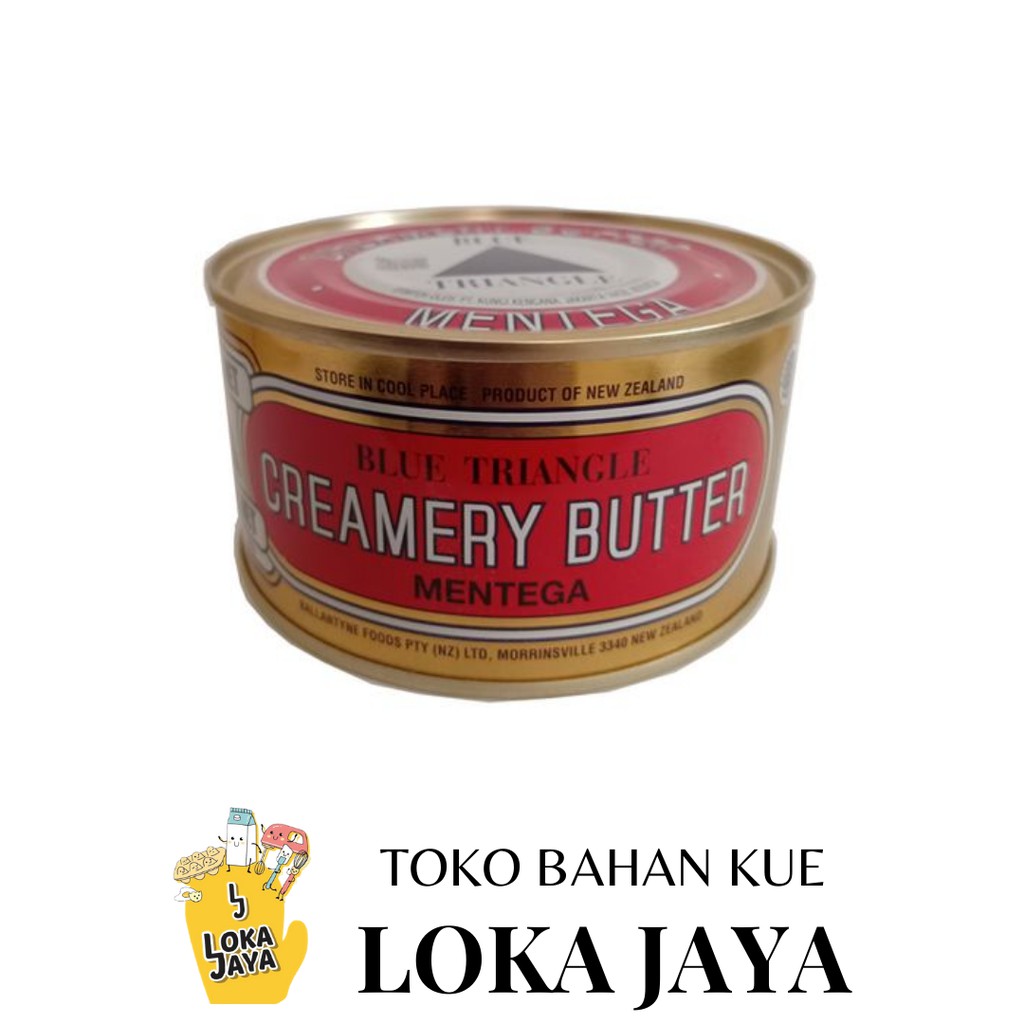 Jual BLUE TRIANGLE CREAMERY BUTTER 340GR | SEGITIGA BUTTER 340GR ...