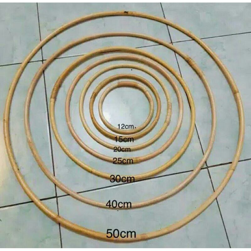 Jual Ring Rotan Kerajinan Tangan Full Vernis / Holahop | Shopee Indonesia