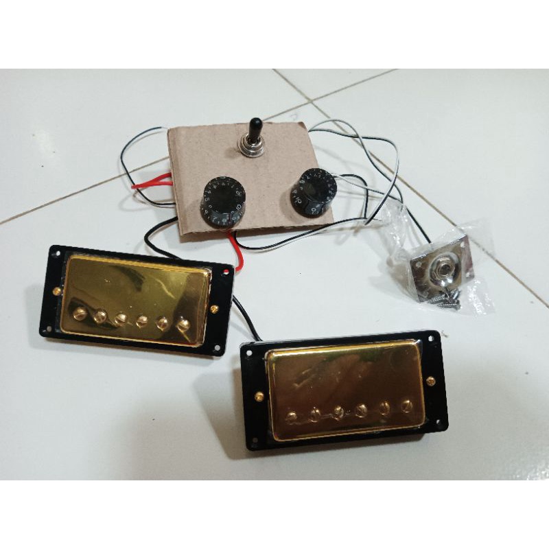 Jual Wiring Set Gibson 2 potensio | Shopee Indonesia
