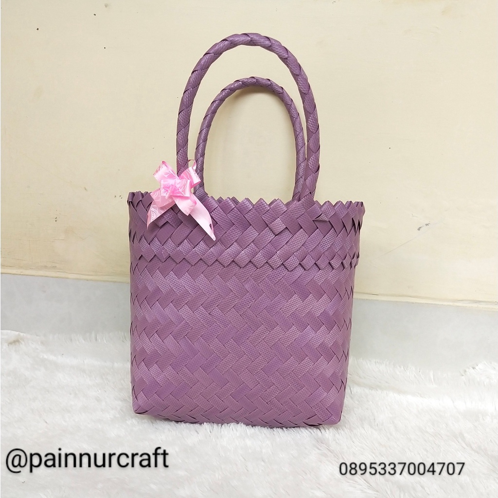 Jual Tas Anyam Hampers CEKLY SUPER GEMES/ Hampers Mini/ Tas Anyam/ Tas ...