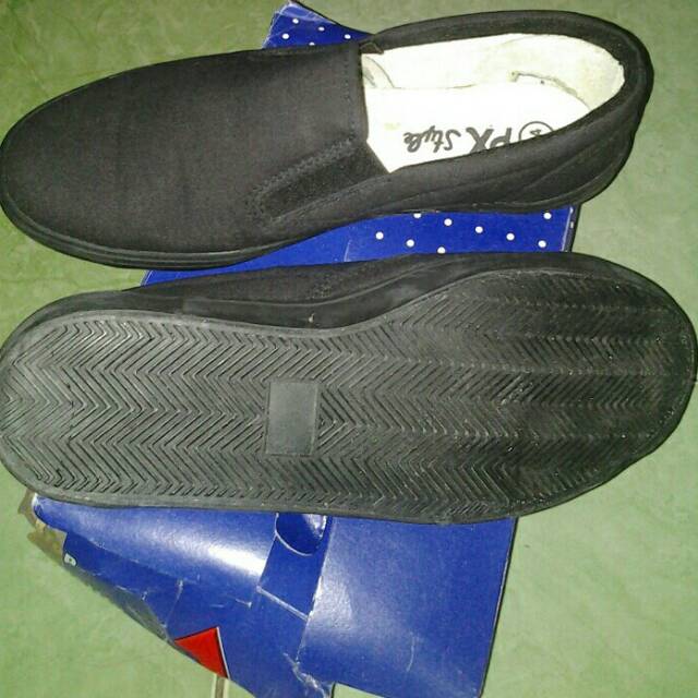 Jual Sepatu PX Style 179 (all black) | Shopee Indonesia