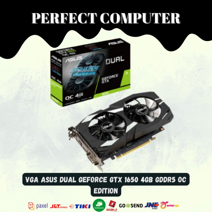 Jual VGA ASUS DUAL GEFORCE GTX 1650 4GB GDDR5 OC EDITION | Shopee Indonesia