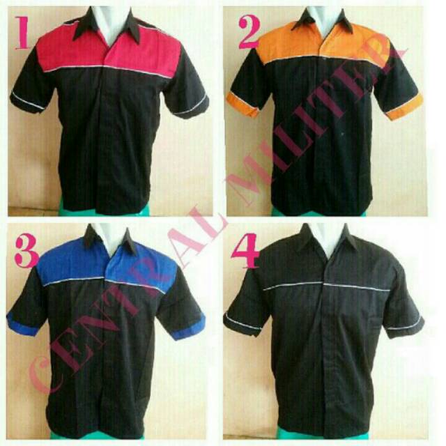 Jual Seragam Kerja/ Seragam Crew/ Kemeja Kerja | Shopee Indonesia