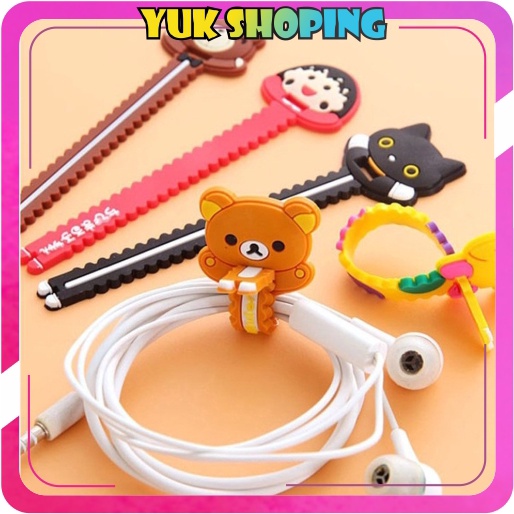 Jual YUKSHOPING KLIP KABEL CAS HP EARPHONE / PENGIKAT KABEL / CORD ...