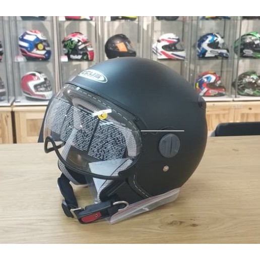 Jual Helm Zeus 210 Matt Black | Shopee Indonesia