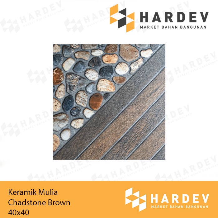 Jual KERAMIK MULIA 40X40 CHADSTONE BROWN | Shopee Indonesia