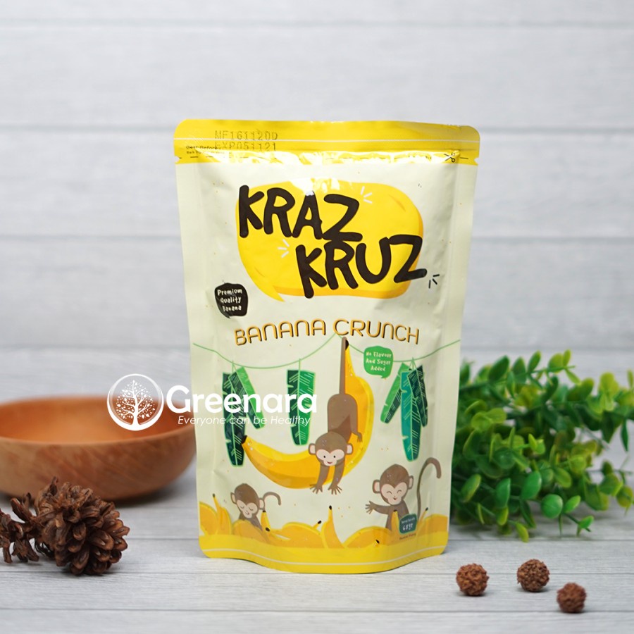 Jual Kraz Kruz Snack Banana Crunchy / Keripik Pisang | Shopee Indonesia