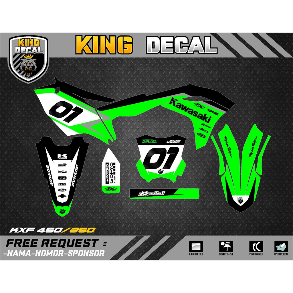 Jual DECAL KX 250 DECAL KX 450 FULL BODY 4 | Shopee Indonesia