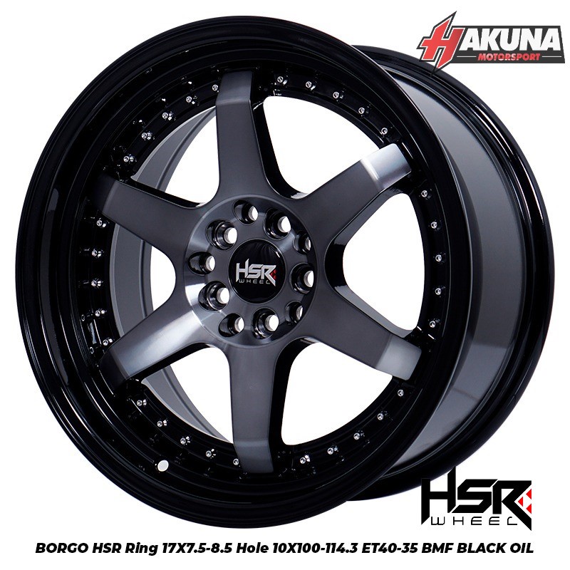 Jual Velg Mobil Terbaru R17 HSR BORGO Ring 17 Model Celong Buat Crv Hrv Accord Innova Sienta ...