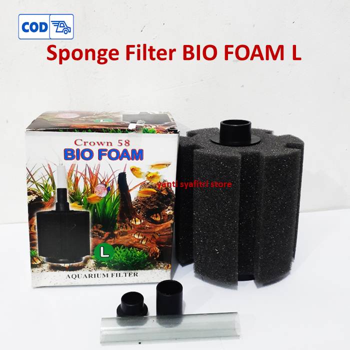 Jual Sponge Filter Bio Foam L Crown 58 Biofoam L Spons Spon | Shopee ...
