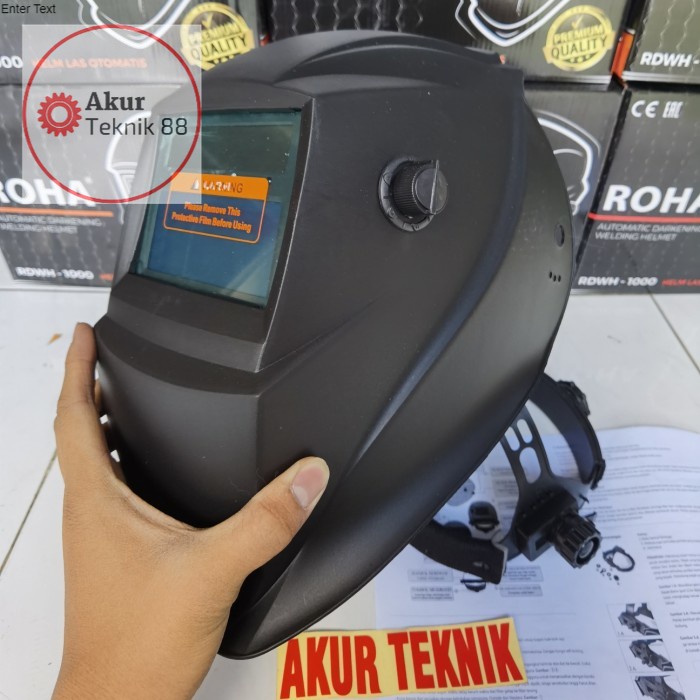 Jual Helm Las / Kedok las / topeng las OTOMATIS ROHA ASLI Welding ...