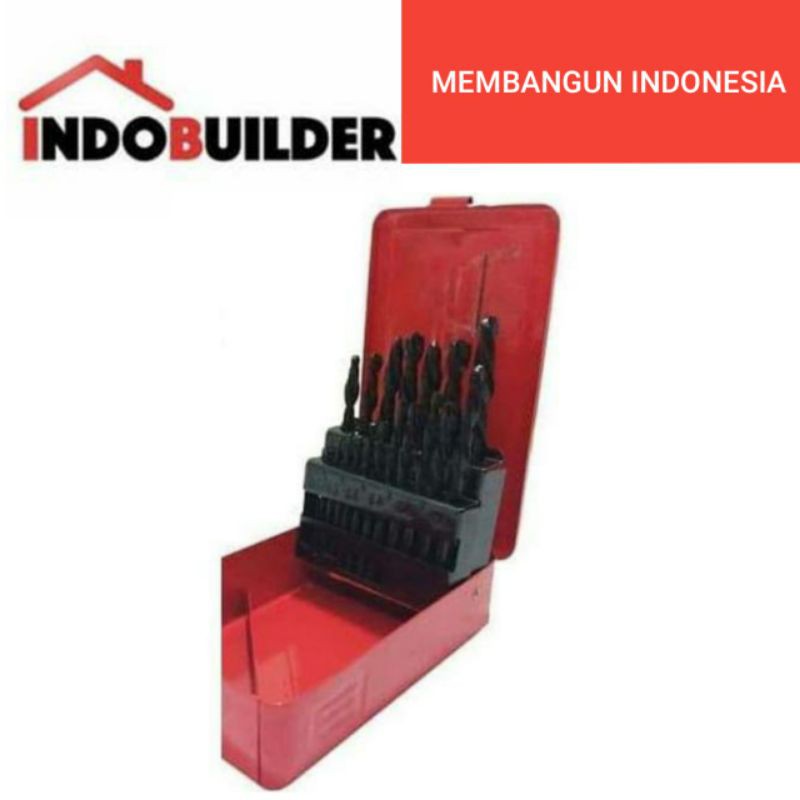 Jual EVSTEEL MATA BOR BESI SET 19 PCS 1-10 MM DRILL BIT SET | Shopee ...