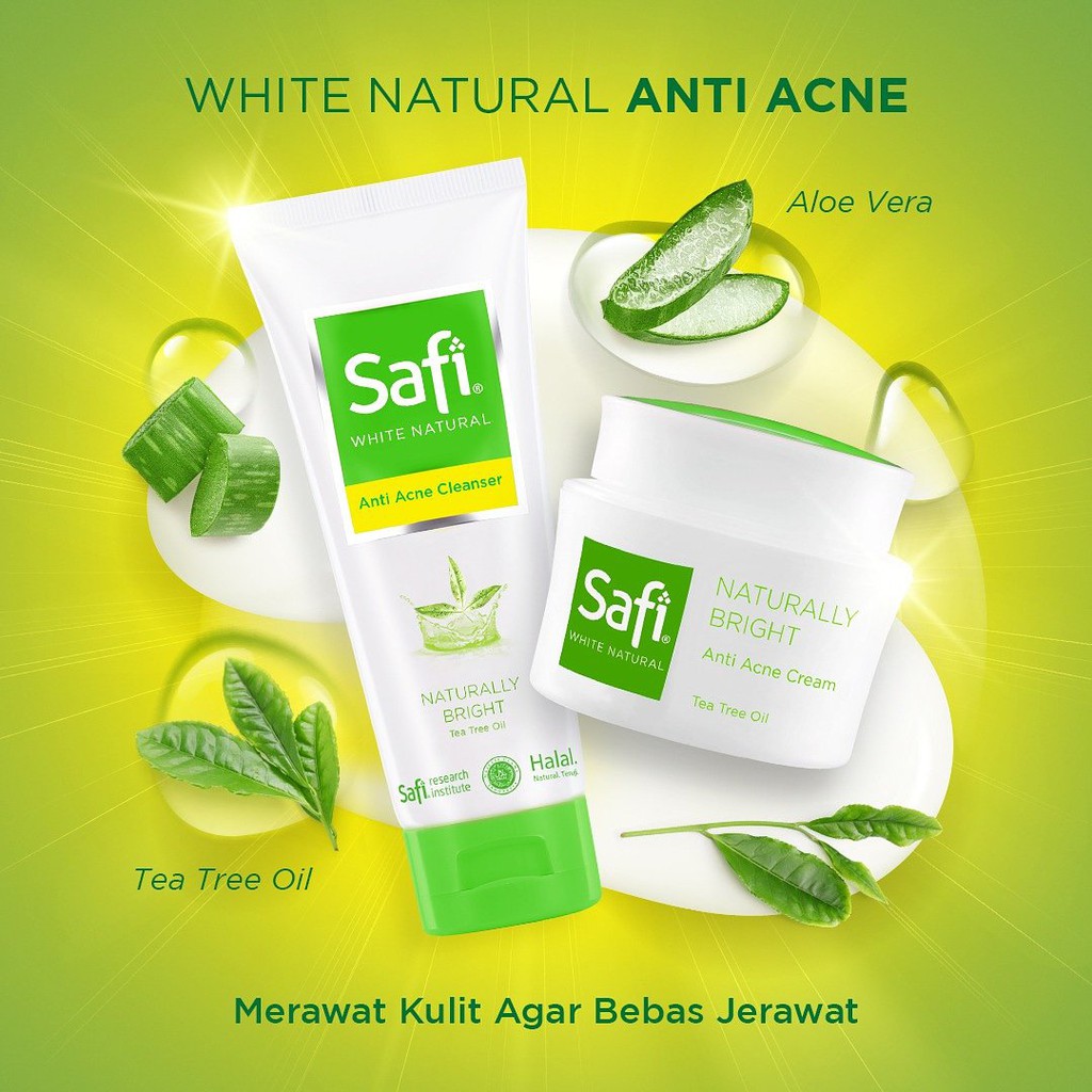 Jual Safi White Natural Anti Acne Series | Shopee Indonesia