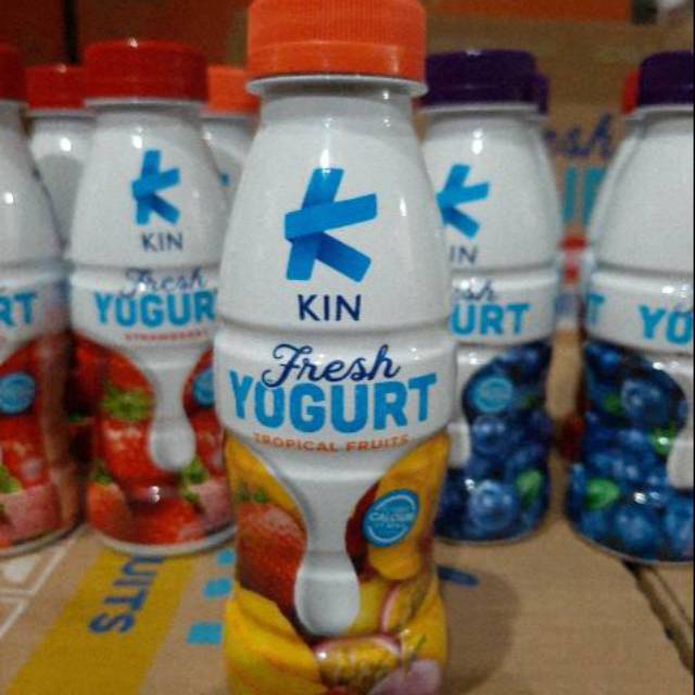 Jual KIN Fresh YOGURT TROPICAL FRUITS 200ml | Shopee Indonesia