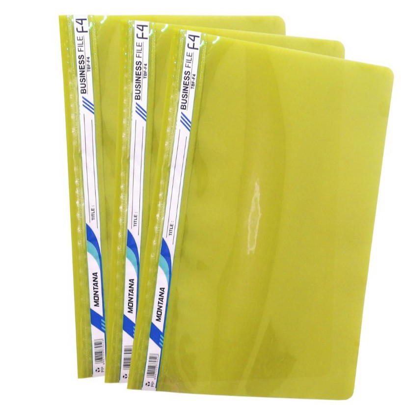 Jual MONTANA File Bisnis Map Plastik F4 Business File Dokumen Folder ...