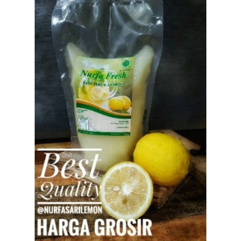 Jual Nurfa Fresh Sari Lemon 500 ml | Shopee Indonesia