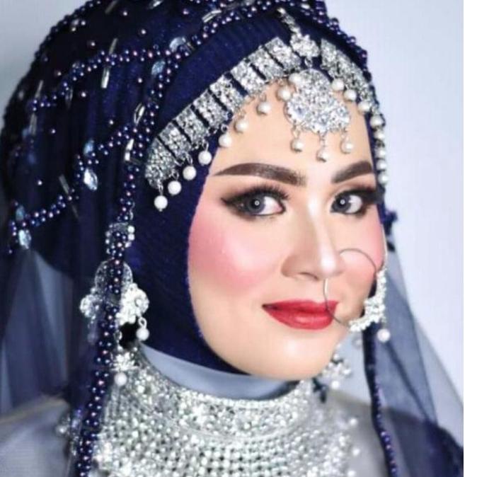 Jual Terbaik.. Sllayer Selendang kipas slayer pengantin hijab jilbab ...