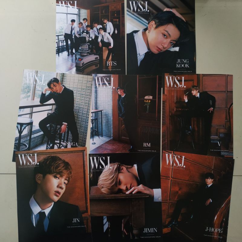 Jual POSTER BTS WALL STREET JOURNAL ed. isi 8 lembar | Shopee Indonesia