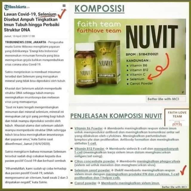 Jual NUVIT MCI Original | Shopee Indonesia