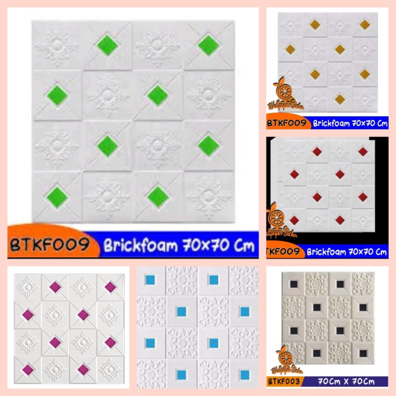 Jual Wallpaper 3D Foam Motif Batik Wallpaper Dinding 70x70cm | Shopee ...